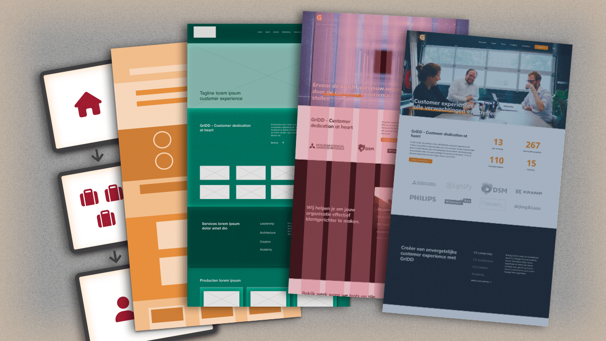 Design deliverables en fidelity: wanneer gebruik je wat? - GriDD