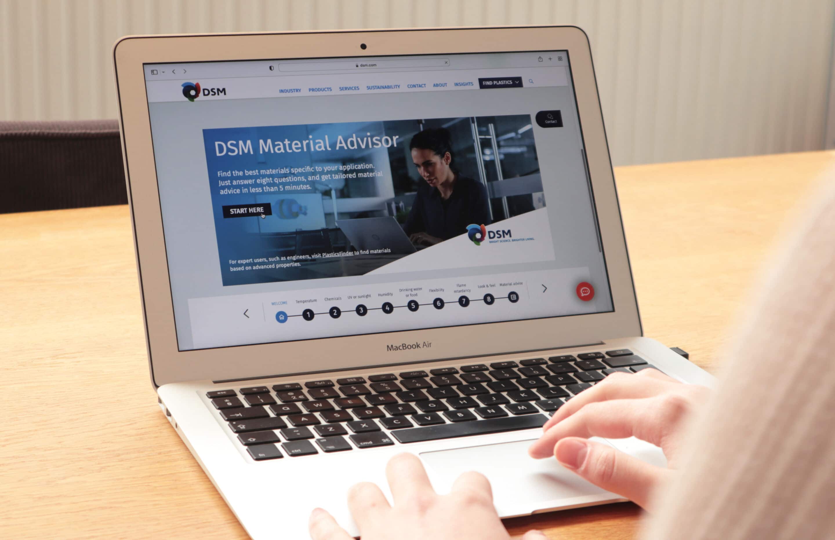 A smart material selection tool for DSM - GriDD